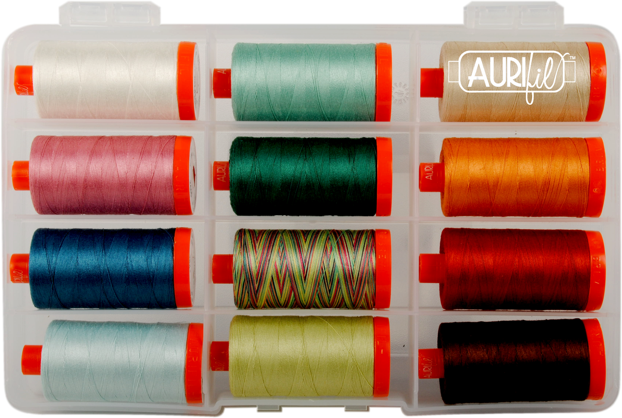 Aurifil Thread - All a Twitter Match – New Leaf Stitches