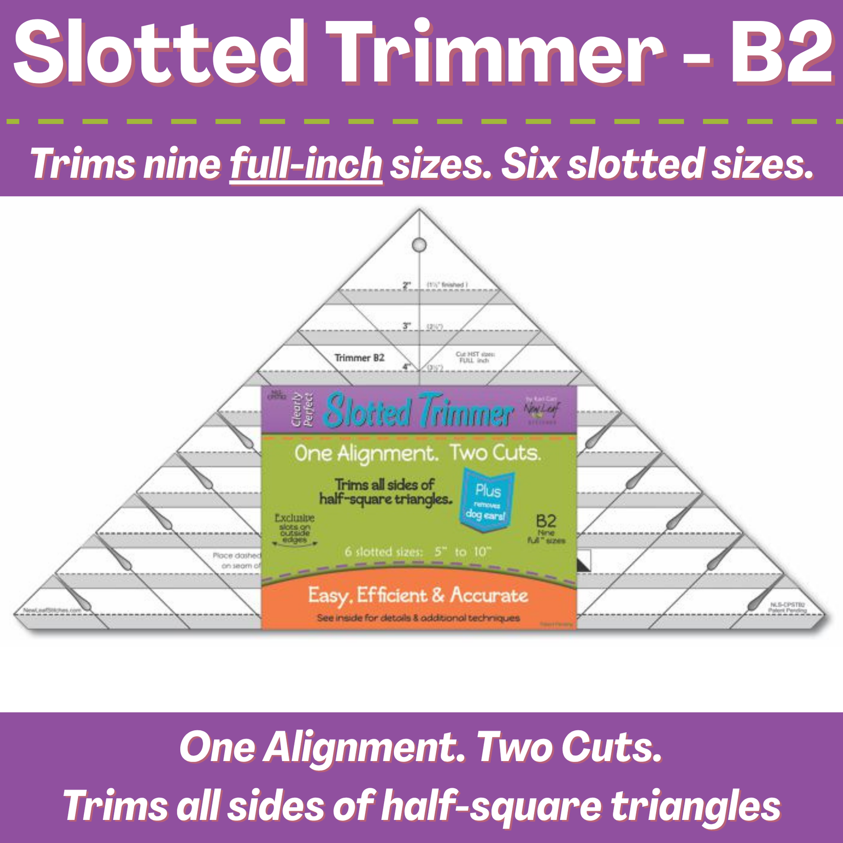 Clearly Perfect Slotted Trimmer B2 - (Slotted Sizes: 5" - 10") – New ...