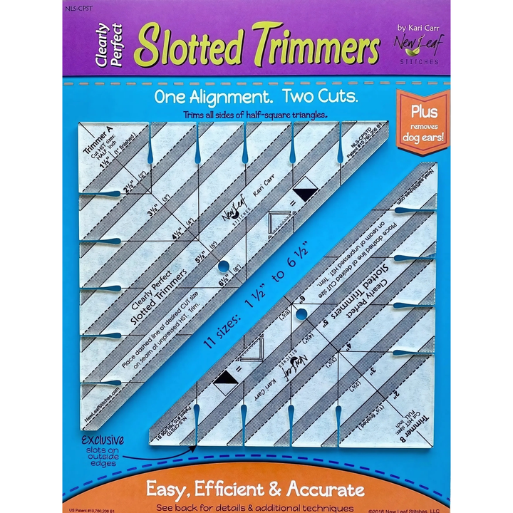 Slotted Trimmers - for Half Square Triangles – New Leaf Stitches